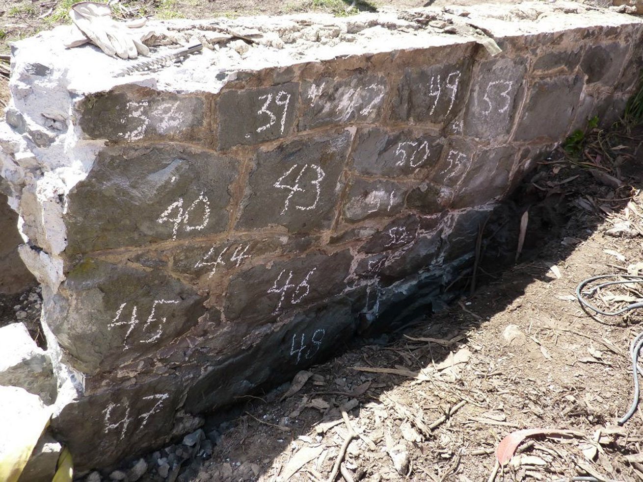 VA Cemetery Wall - Pacific Masonry Restorations LLC